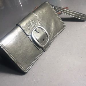 Coach | Bags | Coach Grey Hand Wallet | Poshmark